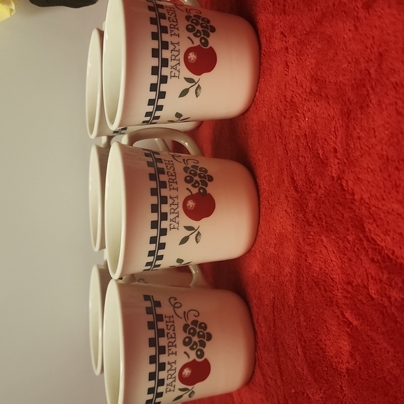 Corningware | Dining | Vintage Set Of 6 Corning Coffee Mugs Made In Usa ...